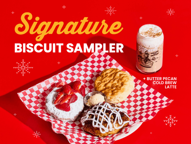 Holiday Breakfast: The Signature Biscuit Sampler | The Big Biscuit